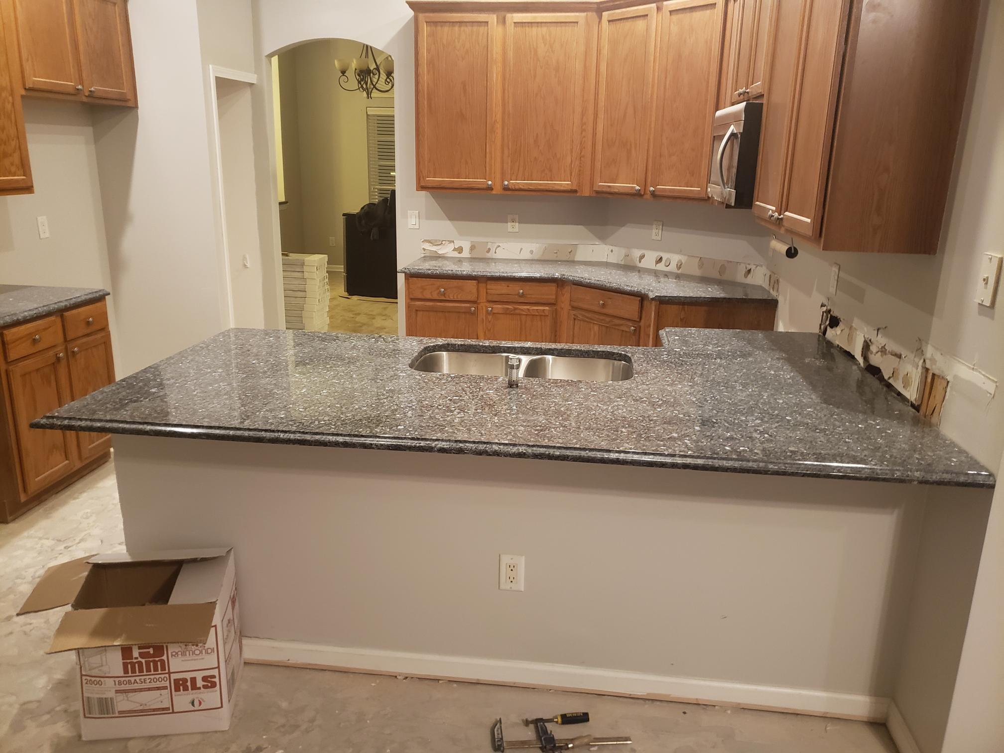 Blue Pearl Granite Kitchen Gallery